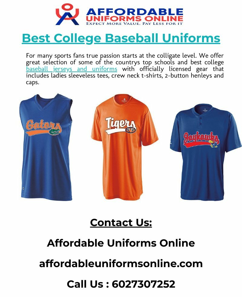 College Baseball Uniforms | Piktochart Visual Editor