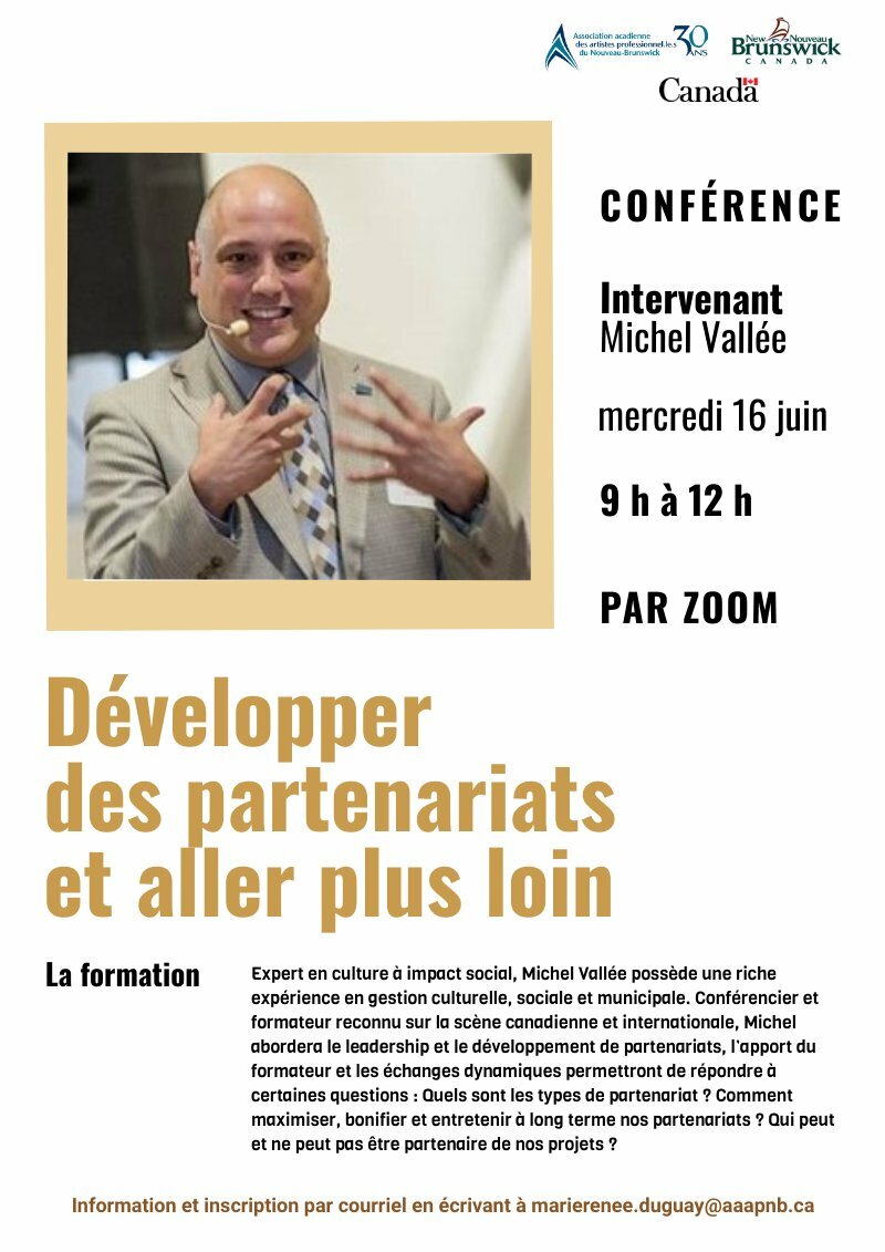 Affiche_Michel_Vallée_aller plus loin | Piktochart Visual Editor