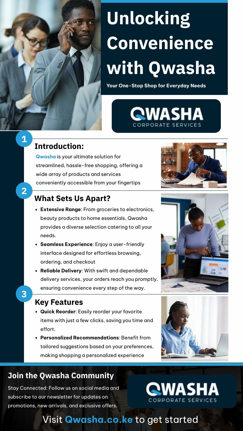 Unlocking Convenience with Qwasha | Piktochart Visual Editor Unlocking Convenience with Qwasha | Piktochart Visual Editor