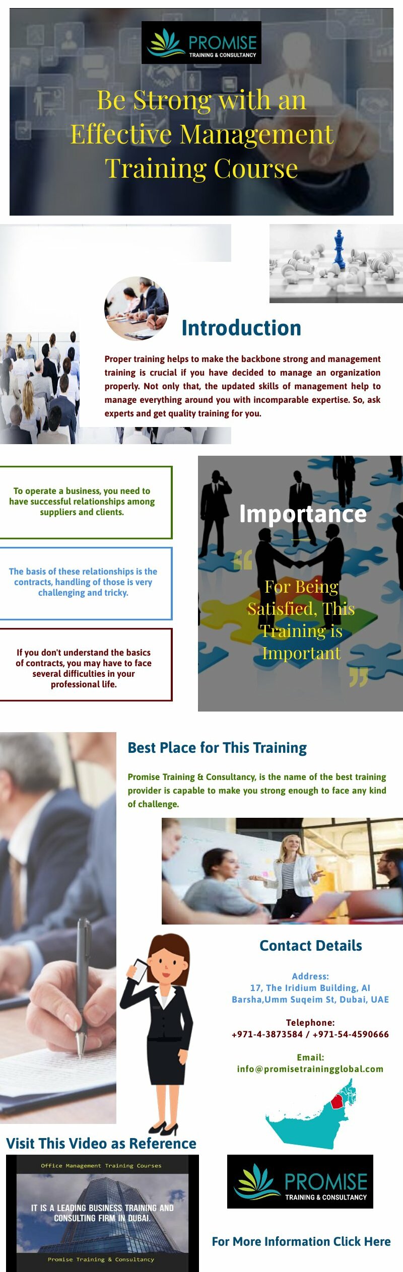 Be Strong with an Effective Management Training Courses | Piktochart ...