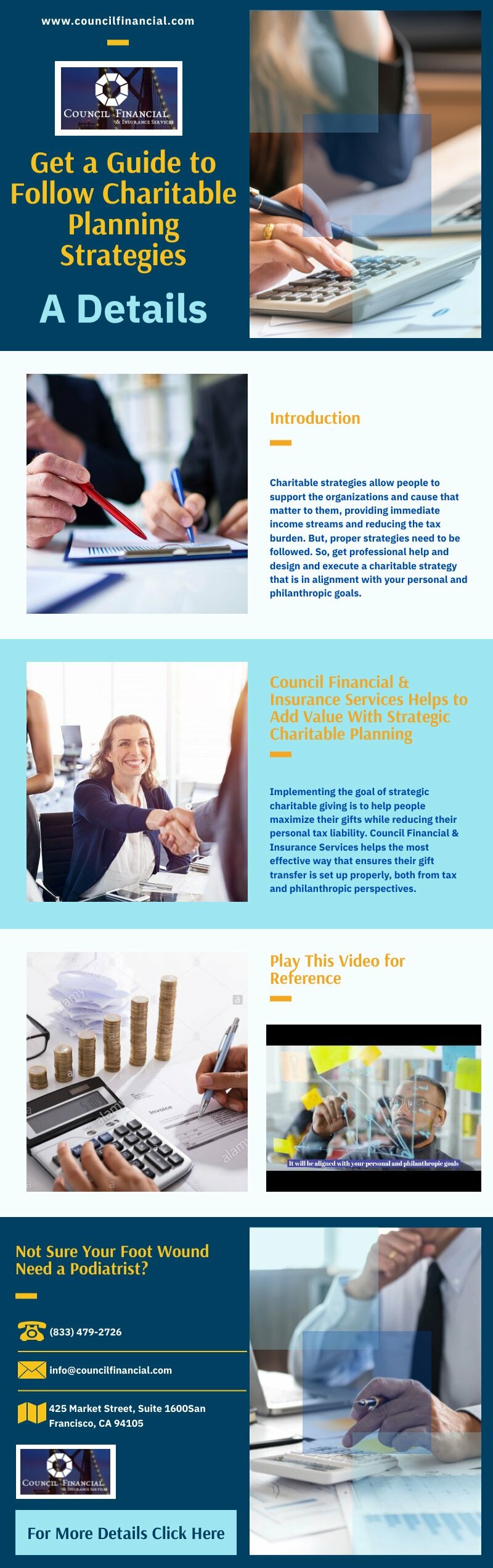 Get a Guide to Follow Charitable Planning Strategies | Piktochart ...