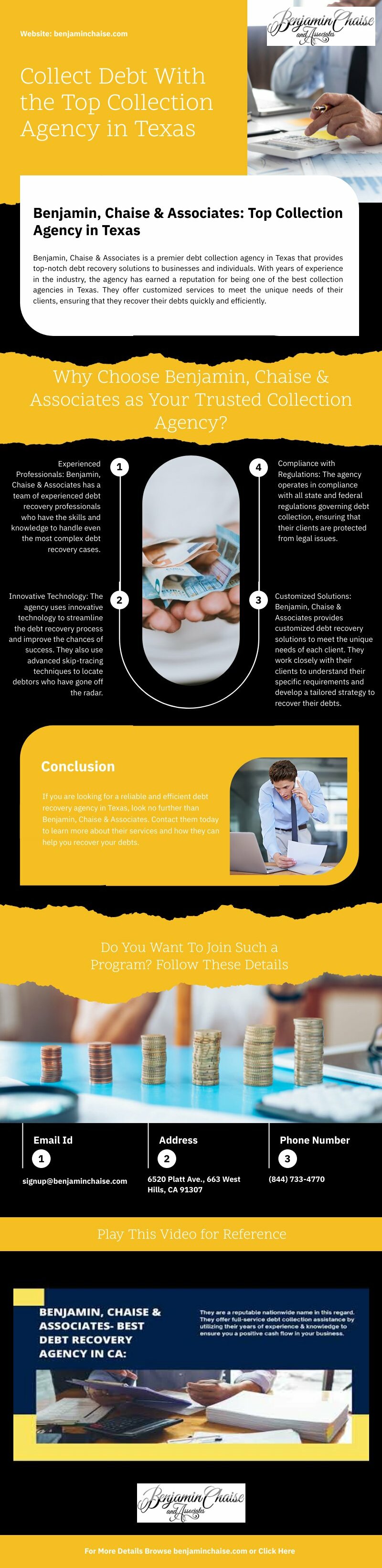 Collect Debt With the Top Collection Agency in Texas | Piktochart ...