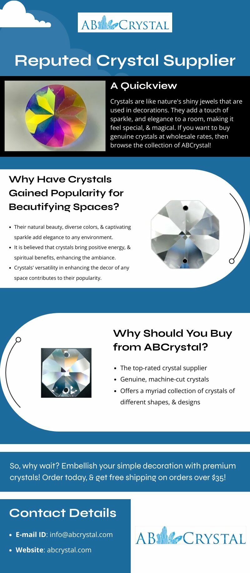 Reputed Crystal Supplier | Piktochart Visual Editor