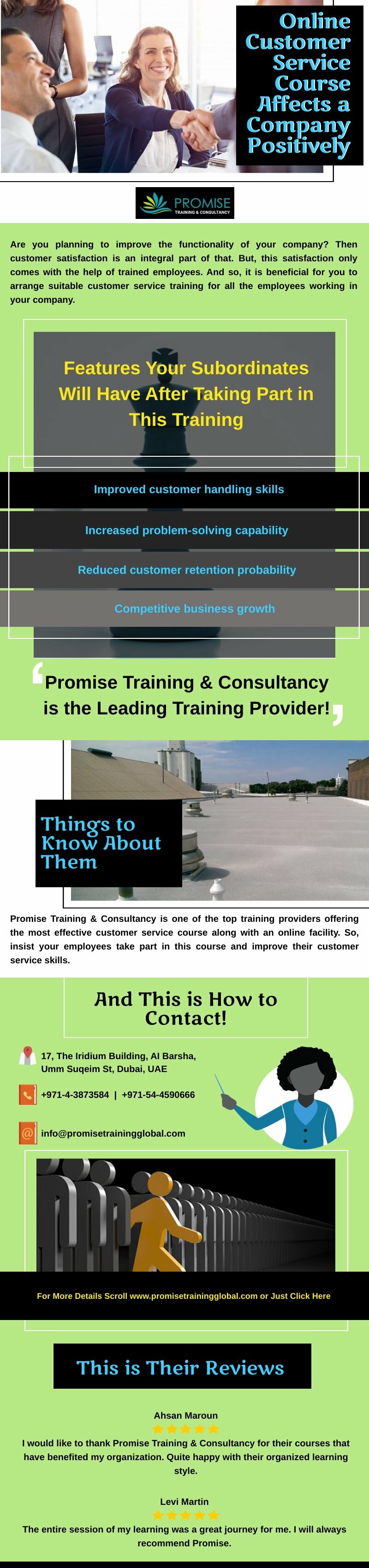 Online Customer Service Course Affects a Company Positively ...