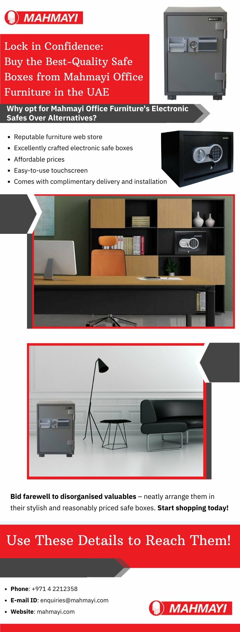 Buy Quality Electronic Safes | Piktochart Visual Editor