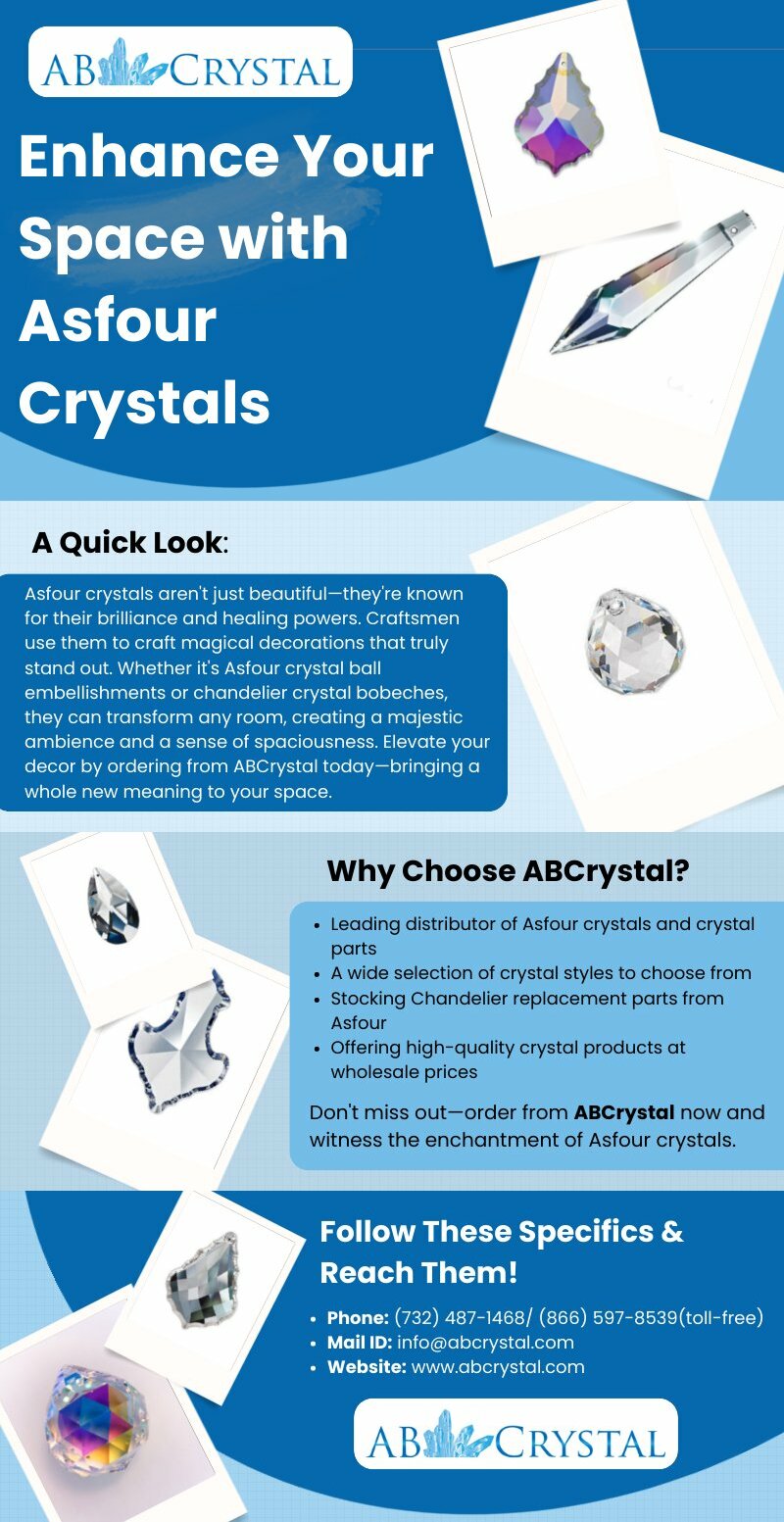 Enhance Your Space with Asfour Crystals | Piktochart Visual Editor