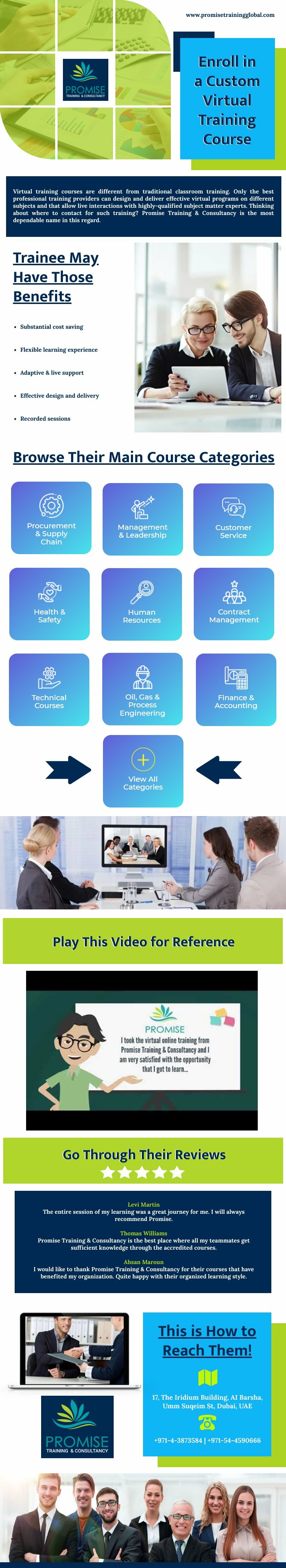 Enroll in a Custom Virtual Training Course | Piktochart Visual Editor