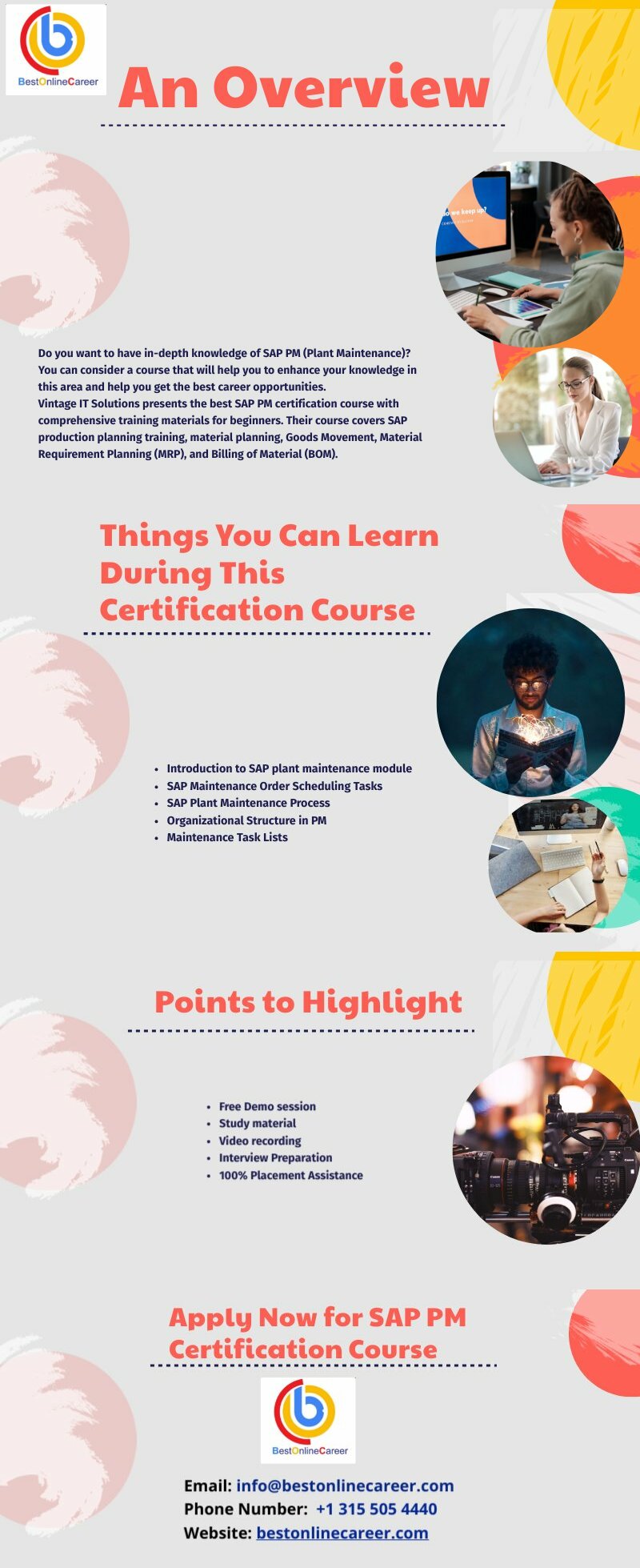 Pursue the Best SAP PM Module Training | Piktochart Visual Editor