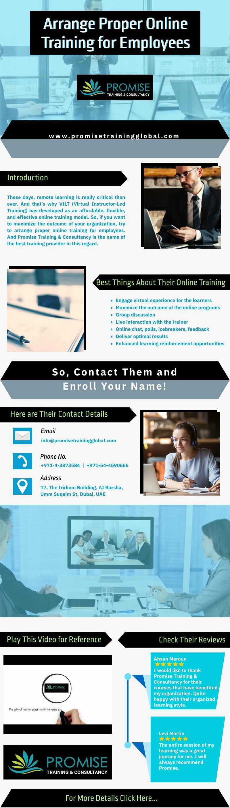 Arrange Proper Online Training for Employees | Piktochart Visual Editor