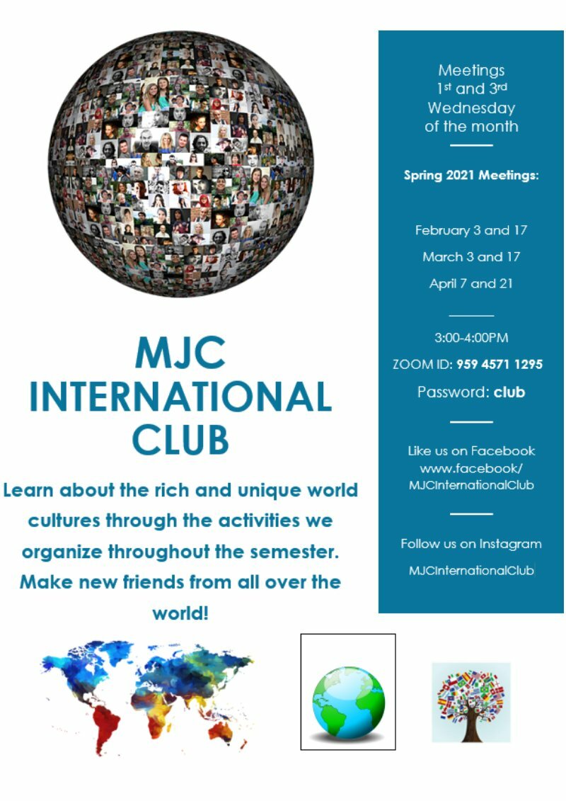 Spring 2021 International Student Club Flyer | Piktochart Visual Editor