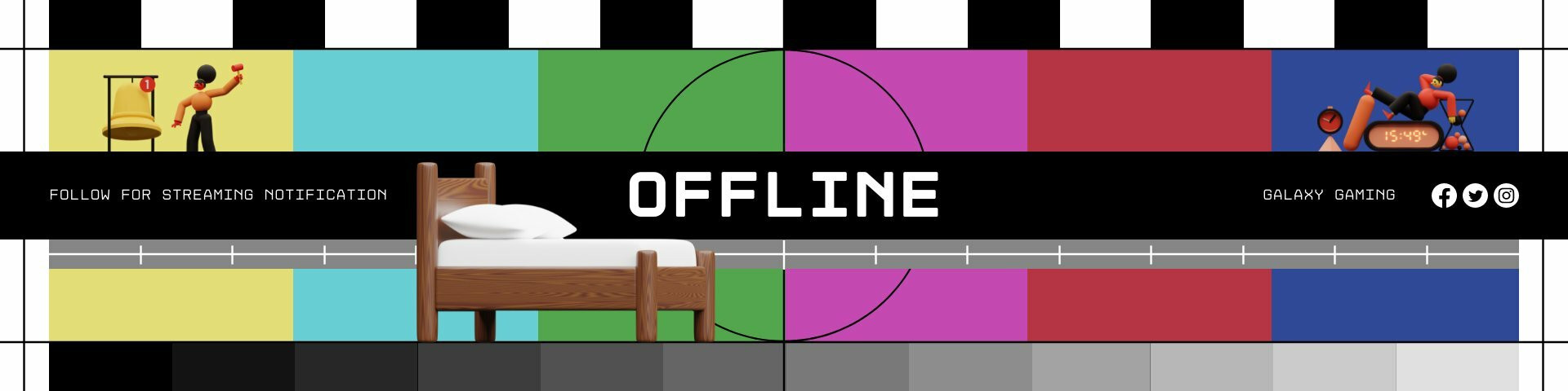 Stream Is Offline Twitch Offline Banner | Free Banner Template - Piktochart